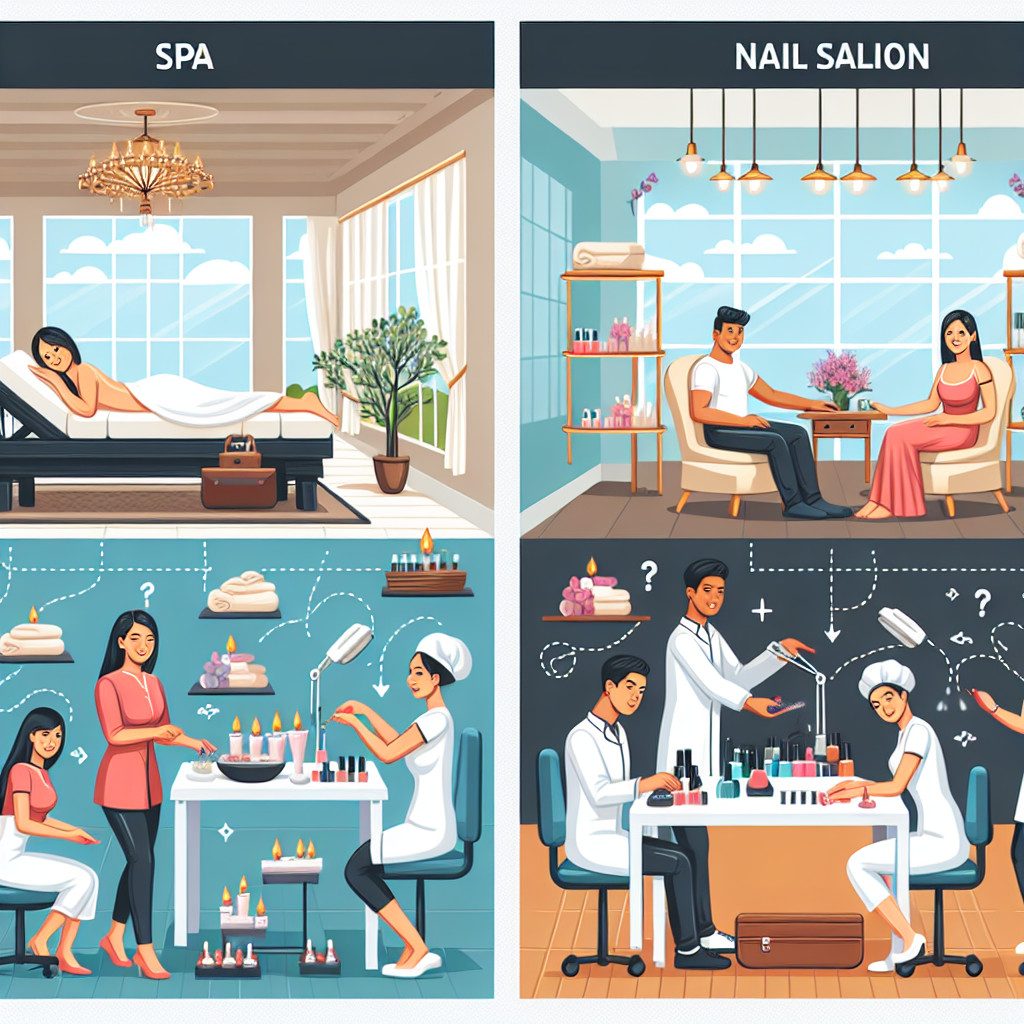 Discover the Differences: Spas vs. Nail Salons